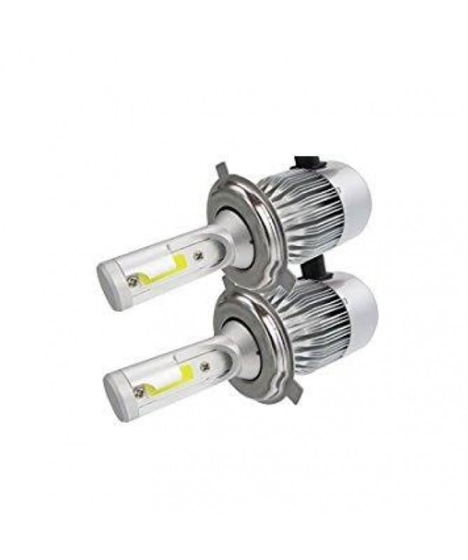 H4 Doble Kit Foco Led C6 H4 De Alto Poder Auto - Novicompu