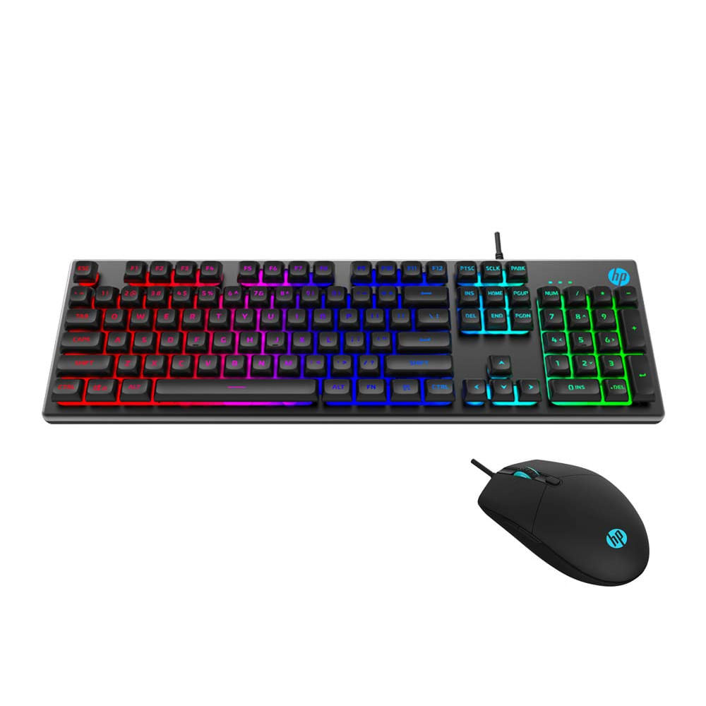 Mouse con teclado gaming HP KM300F