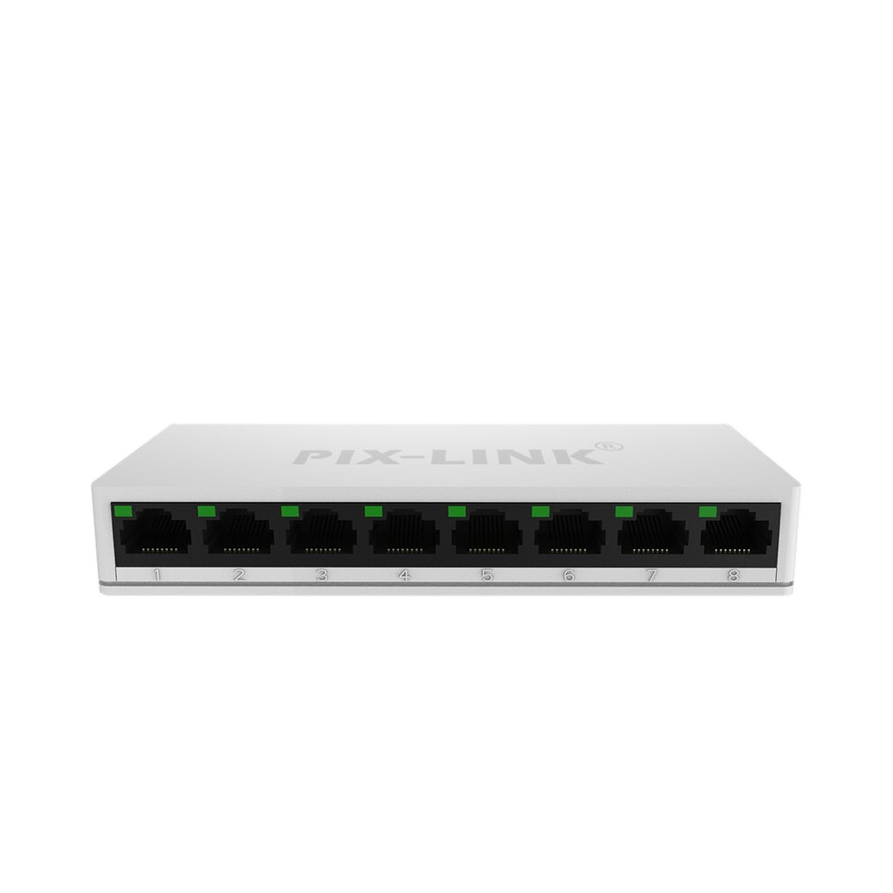 Switch Pix-Link SW08B 100 Mpbs 8 Puertos LAN